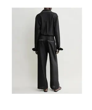 TOTEME Piped Silk Trousers