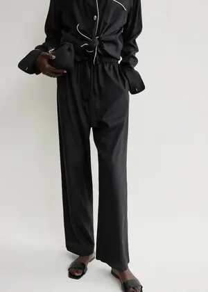 TOTEME Piped Silk Trousers