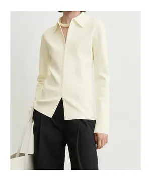 TOTEME Compact-knit Buttoned Cardigan