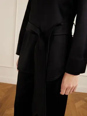 TOTEME Belted Long-sleeve Top
