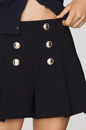 Maeve Pleated Trench Skort