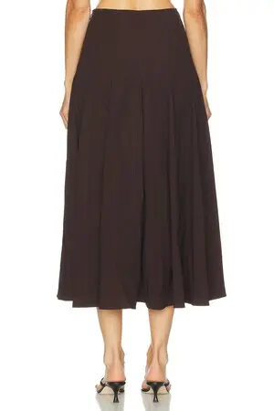 A.L.C. Tali Pleated Midi Skirt