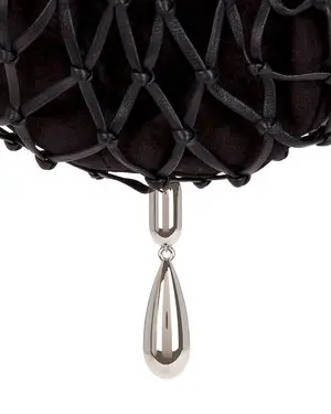 Savette Macrame Pouch Bag - Black
