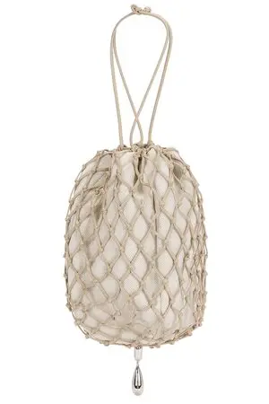 Savette Macrame Pouch Bag - Bone
