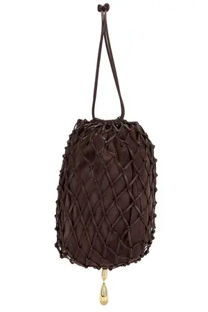 Savette Macrame Pouch Bag - Coffee