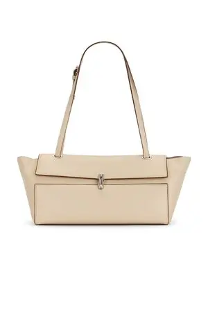 Savette Trapeze Shoulder Bag - Bone