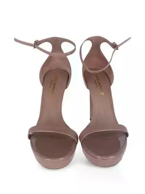 Saint Laurent Ankle-strap Platform Sandals