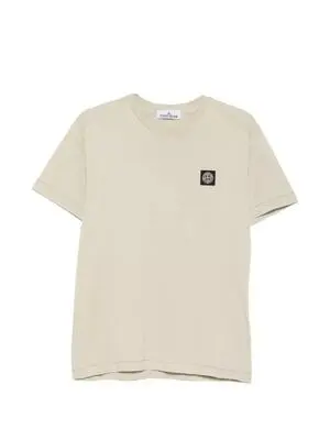 Stone Island Logo-patch T-shirt - Neutrals
