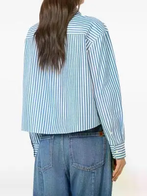 Max Mara Wkdpanetto Striped Cotton Shirt