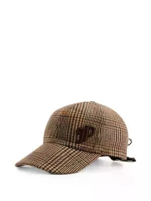 PATOU Check-pattern Knot Baseball Cap - Neutrals