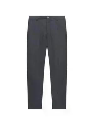 SAMSOE SAMSOE Zip-up Straight-leg Trousers - Grey