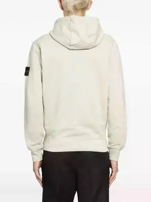Stone Island Logo-patch Zip-up Hoodie