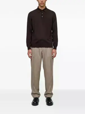 LARDINI Long-sleeve Polo Shirt