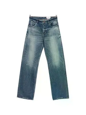Alexander McQueen Cotton Washed Jeans - Blue