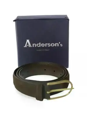 Anderson's Suede Belt With Buckle
