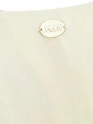 MAISON ANAMI Ruched Detail Bikini Top