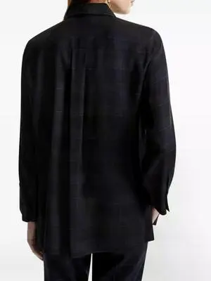 Marella Check-print Twill Shirt