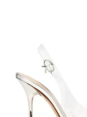 GIANVITO ROSSI Diana Heeled Pumps - Silver