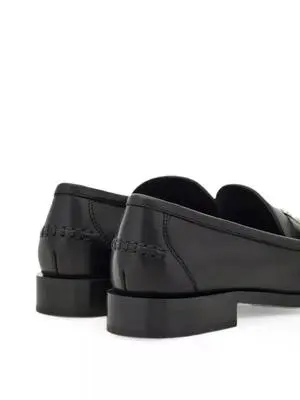 FERRAGAMO Gancini Leather Loafers