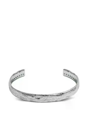 TWOJEYS Tone Brass Star-motif Bangle - Silver