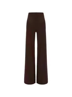MAISON ANAMI Logo-plaque Wide-leg Trousers