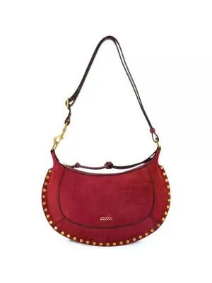 Isabel Marant Étoile Oskan Moon Studded Shoulder Bag - Red