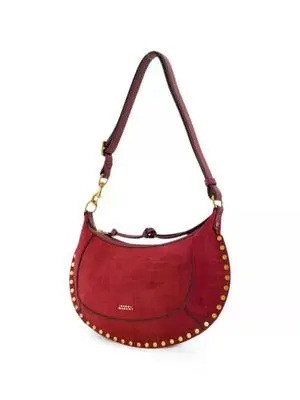 Isabel Marant Étoile Oskan Moon Studded Shoulder Bag