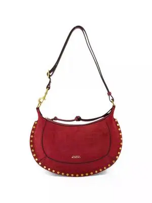 Isabel Marant Étoile Oskan Moon Studded Shoulder Bag - Red