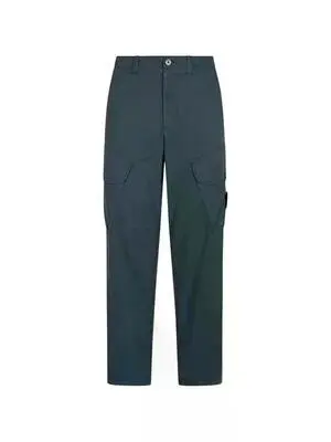 Stone Island Garment-dyed Cargo Pants - Blue