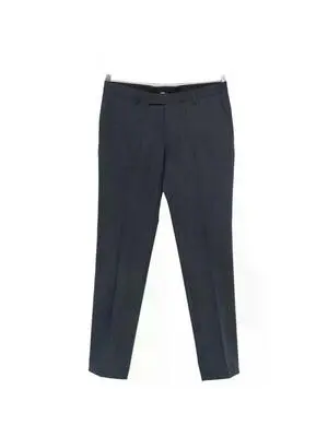 Karl Lagerfeld Tailored Slim-fit Trousers - Blue
