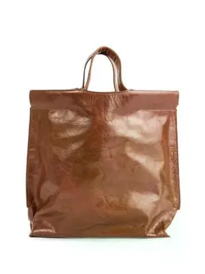 BEA MOMBAERS Shopper S Leather Tote Bag - Brown