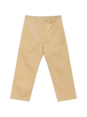 Moschino Logo-patch Pocket Trousers - Neutrals