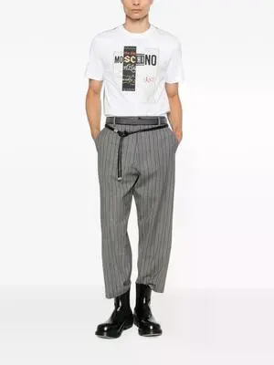Moschino Zip Up Bottoms For Men