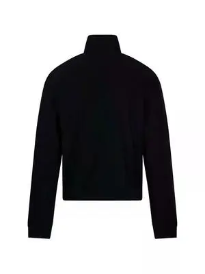 Gucci Gg Jacquard Zip-up High-neck Sweater