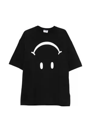 Moschino X Smiley Logo-print T-shirt