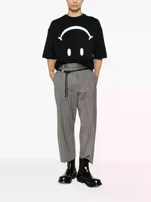 Moschino X Smiley Logo-print T-shirt