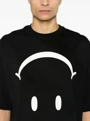 Moschino X Smiley Logo-print T-shirt