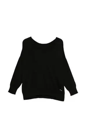 Liviana Conti V-neck Sweater - Black