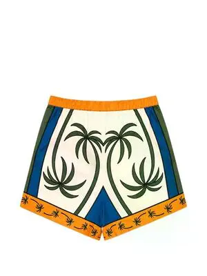 Farm Rio Tropical-graphic Drawstring Shorts