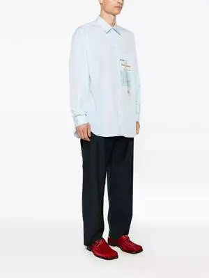 Moschino Graphic-print Patch-pocket Shirt