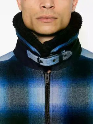 Balenciaga Check-pattern Shirt Jacket