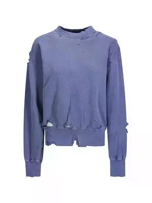 KURO Distressed Washed Sweatshirt