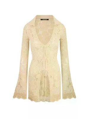 Roberto Cavalli Front-tie Cardigan