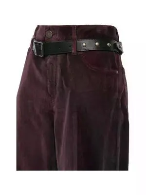 Pinko Belted Corduroy Trousers