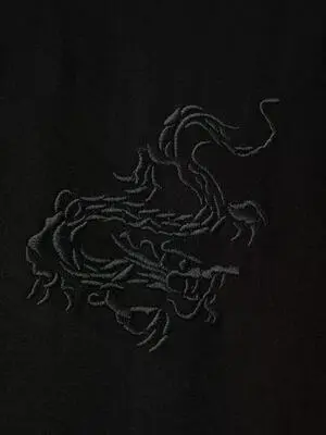 Shanghai Tang Dragon Embroidered T-shirt