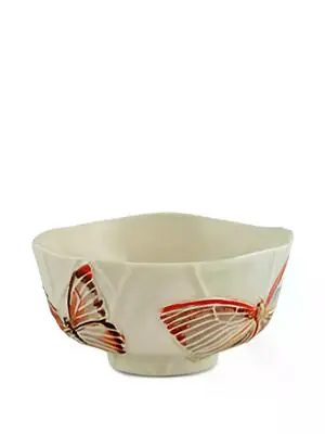 BORDALLO PINHEIRO X Claudia Schiffer Cloudy Butterflies Bowl - Neutrals