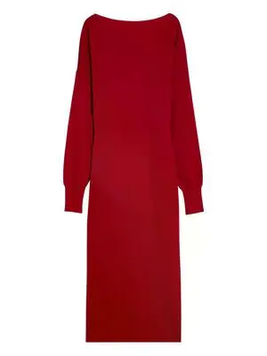 P.a.r.o.s.h Boat-neck Long-sleeve Dress