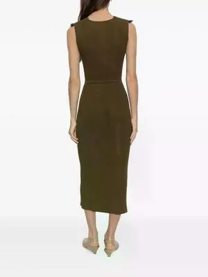 Max Mara Belted Midi Dress