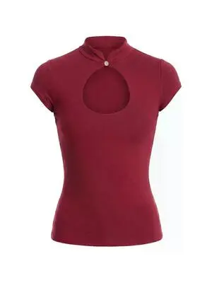 AXEL 113 Khy Cutout Top - Red
