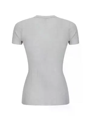 JAMES PERSE Ribbed-knit T-shirt - Grey